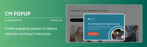 Plugin Cm Pop Up Create Engaging Popups To Capture Attention And Boost Interaction —