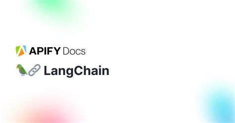 🦜🔗 Langchain Platform Apify Documentation