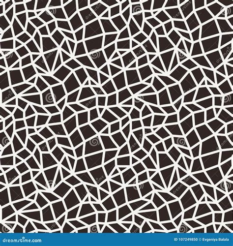 Outline Polygon Seamless Pattern Stock Vector Illustration Of Connection Faceted 107249850