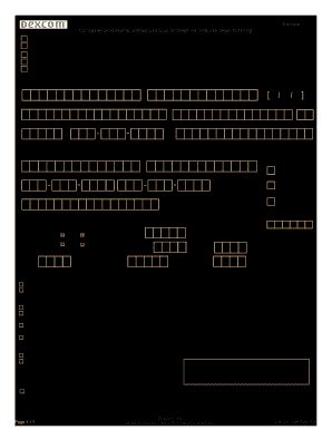 Dexcom Sensor Replacement Form Fill Out And Sign Printable PDF Template AirSlate