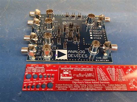 Eval Board Physical Dimensions Interconnect DigiKey TechForum An Electronic Component And