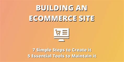 How To Build An ECommerce Website In 7 Steps 2025 Guide