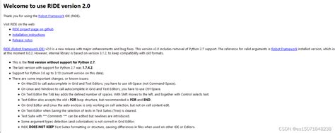 Robotframework Ride已经支持到python310了ridepy可以允许在python311上吗 Csdn博客
