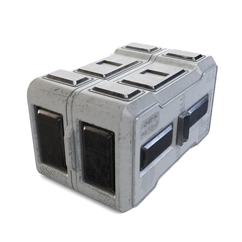 Space Station Container Crate 3d Model Download Space Stations On