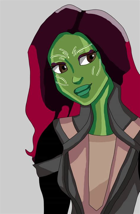 Gamora Guardians Of The Galaxy By Artsomethingx On Deviantart