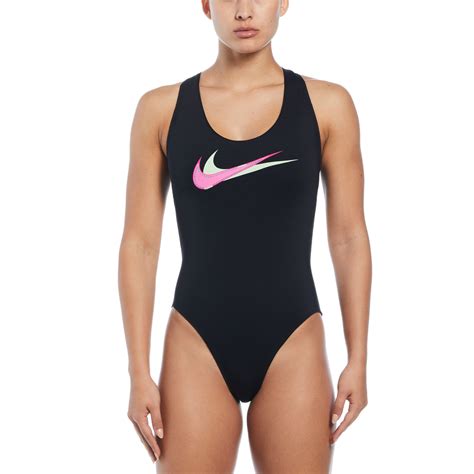 Nike Multi Logo Traje De Baño Negro