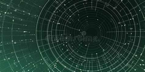 Futuristic Technology Background Network Connection Structure Stock Illustration