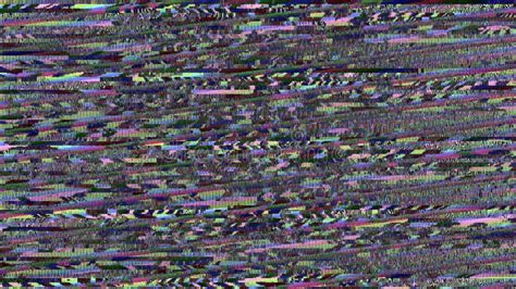 experiencing digital television signal disruption with abstract