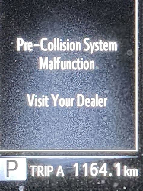 Pre Collision Malfunction Vsc Tacoma World