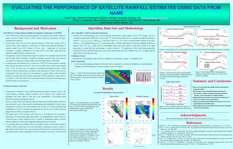 Evaluating The Performance Of Satellite Rainfall Estimates Using