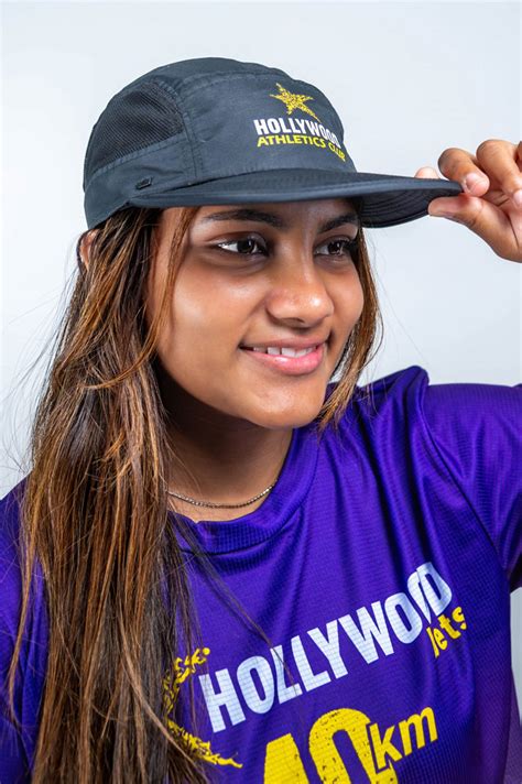 Soft Peak Cap Black Athletics Club Running Club Hollywood