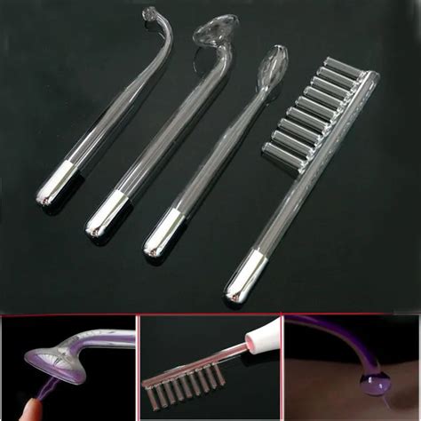 Electric Shock Sex Toys Accessories Neon Wand Mushroom 90degree Tongue Comb Glass