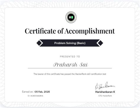 problemsolving hackerrank keepcoding m praharsh sai