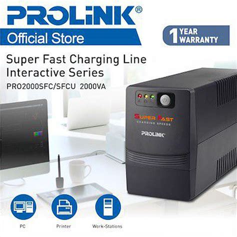 Ups Prolink Pro2000sfc Line Interactive Ups 2000va With Avr