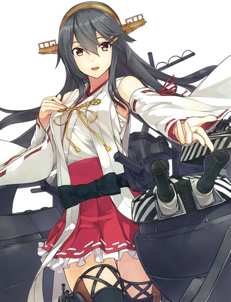 Haruna And Haruna Kai Ni Kantai Collection Drawn By Konishi Koconatu Danbooru
