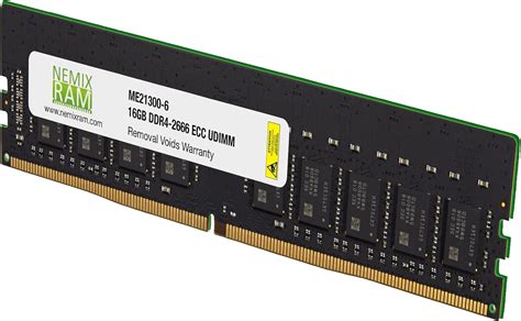 HMA GU CJR N VK Hynix Replacement GB DDR PC ECC Unbuffered Memory By NEMIX RAM
