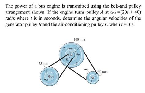 Angular Velocity Pulley And Belt System • Physics Forums