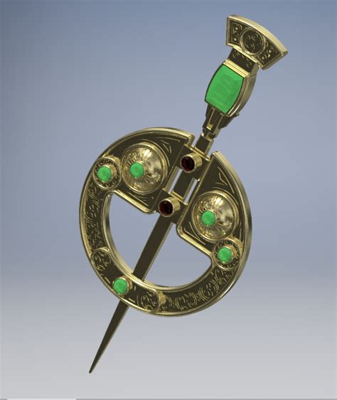 3d File Renfri Witcher Brooch Cosplay Prop 🖨️ ・design To Download And 3d Print・cults