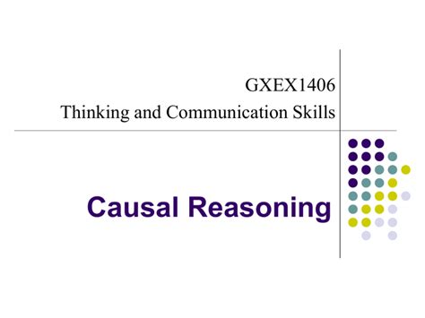 Gxex1406 9 Causal Reasoning Gxex1406 9 Causal Reasoning
