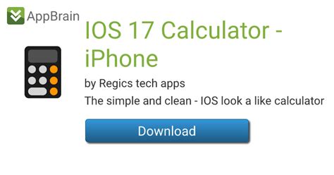 Ios 17 Calculator Iphone For Android Free App Download