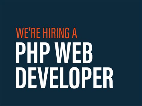 We Are Hiring A Php Web Developer By Root Studio On Dribbble
