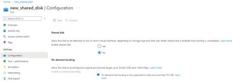 Difficulty Enabling Shared Disk Microsoft Qanda