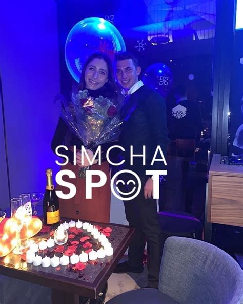 Simcha Spot Engagement Of Zevi Begal Manchester And Facebook