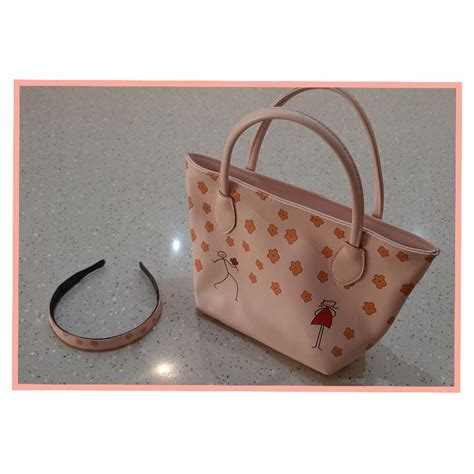 کمدا قیمت و خرید ست کیف و تل خوشگل دخترانه رنگ گلبهی روشن