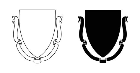 Shield Ribbon Set Design 66865955 Vector Art At Vecteezy