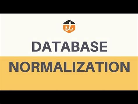 Basic Concept Of Database Normalization Simple Explanation For