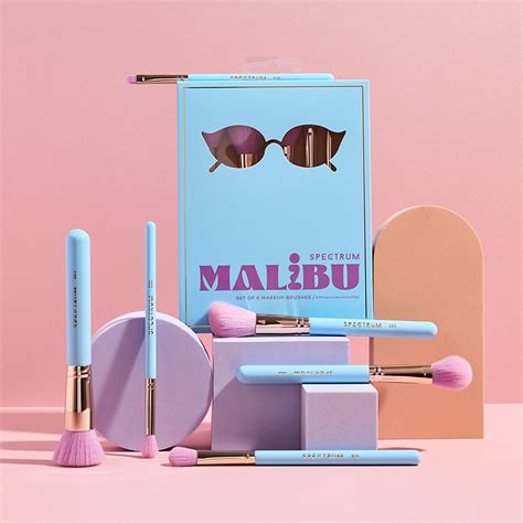 Spectrum Collections Malibu 6 Piece Brush Set Godies