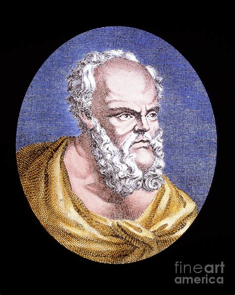 Portrait Of The Ancient Greek Philosopher Socrates Photograph By Science Photo Library Fine