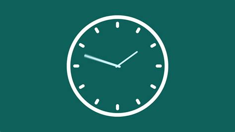 Clock Timer Animated 25333778 Stock Video At Vecteezy