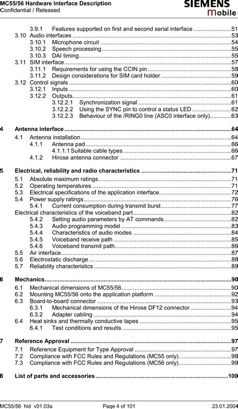 Gemalto M2M MC55 Transmitter Module For Mobile Applications User Manual Mc55 56 Hid V0103a