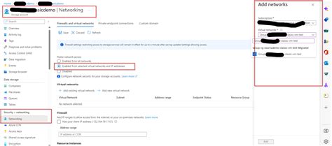Network Programming Allow Access To Storage Account From Old Cloud Service Classic In Azure