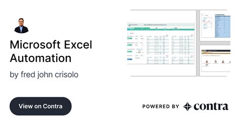 Microsoft Excel Automation By Fred John Crisolo