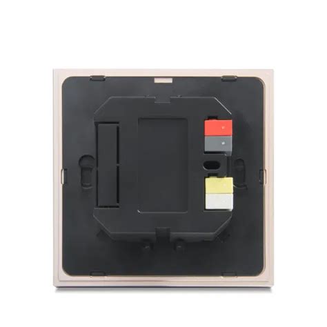 Hotel Push Button Panel Smart Automation System Intelligent Temperature Control Knx Wall Switch