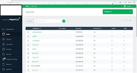 The Optionkey Blog Setting Up User Print Restrictions In Papercut