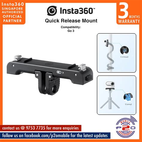 Insta Go Quick Release Mount Photography Photography Accessories Other Photography