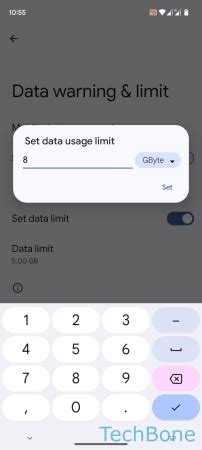 How To Set Monthly Data Usage Limit Android Manual TechBone