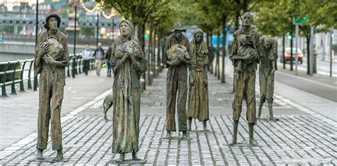 Art In The Open Irish Famine Memorial Custom House Quay Dublin