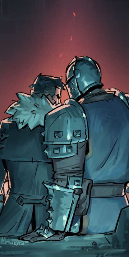 Highwayman And Crusader Darkest Dungeon Drawn By Monstyra Danbooru