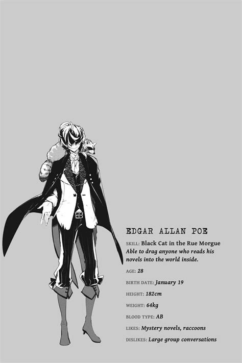 Bungo Stray Dogs Edgar Allan Poe Personaggi Anime Personaggi Anime