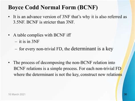 Chapter 9 Normalization Pptx Databases Computer Software And Applications