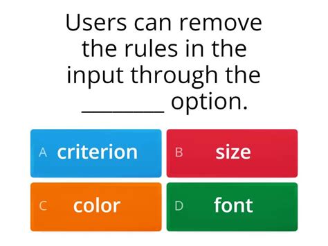 Formulas And Functions Quiz