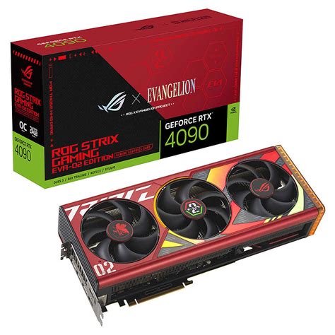 Asus Rog Strix Geforce Rtx 4090 Oc Eva 02 Edition 24gb Graphics Card