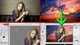 Gimp Tutorial How To Combine Blend Two Pictures Tog Doovi