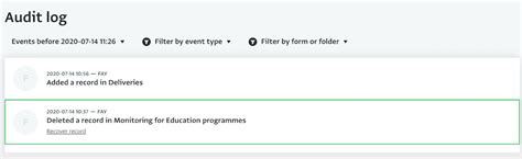 Database Audit Log Complete Control Over Your Data Activityinfo Information Management