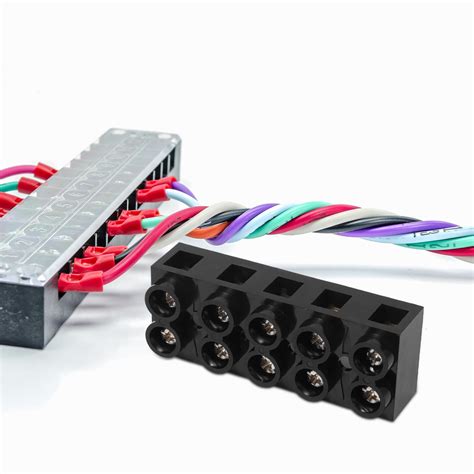 Ounona Dual Row Screw Terminal Block 500v 60a 5 Position Electrical