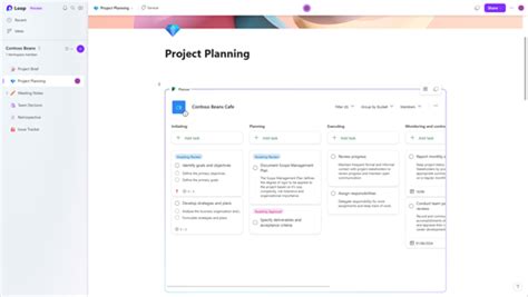 Use The Planner Component In Loop Microsoft Support
